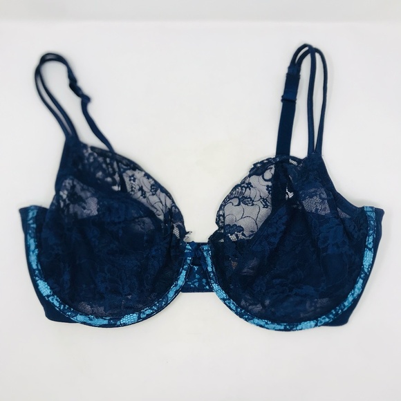 Cacique Intimates And Sleepwear Cacique Unlined Lace Wire Bra Size